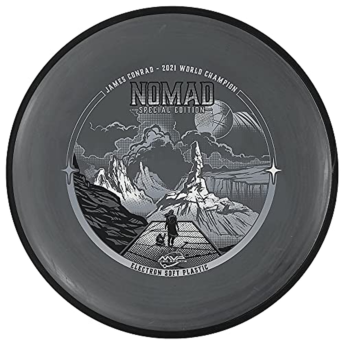 MVP Discs Sports Special Edition James Conrad Electron Soft Nomad Putter Golf Disc [Colors May Vary] - 170-175g