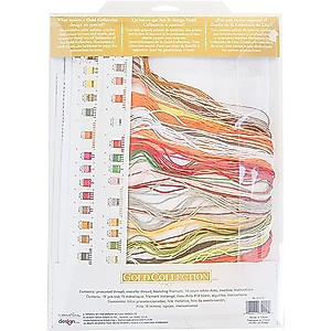 Dimensions Dancing Fall Fairy Counted Cross Stitch Kit, Multicolor 7 Piece