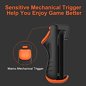 PXN P1 Mobile Game Controller for Call of Duty/PUBG/Fotnite L1R1 Trigger Joystick Android and iOS Gamepad for 4-6 Inch Phone (a Pair)