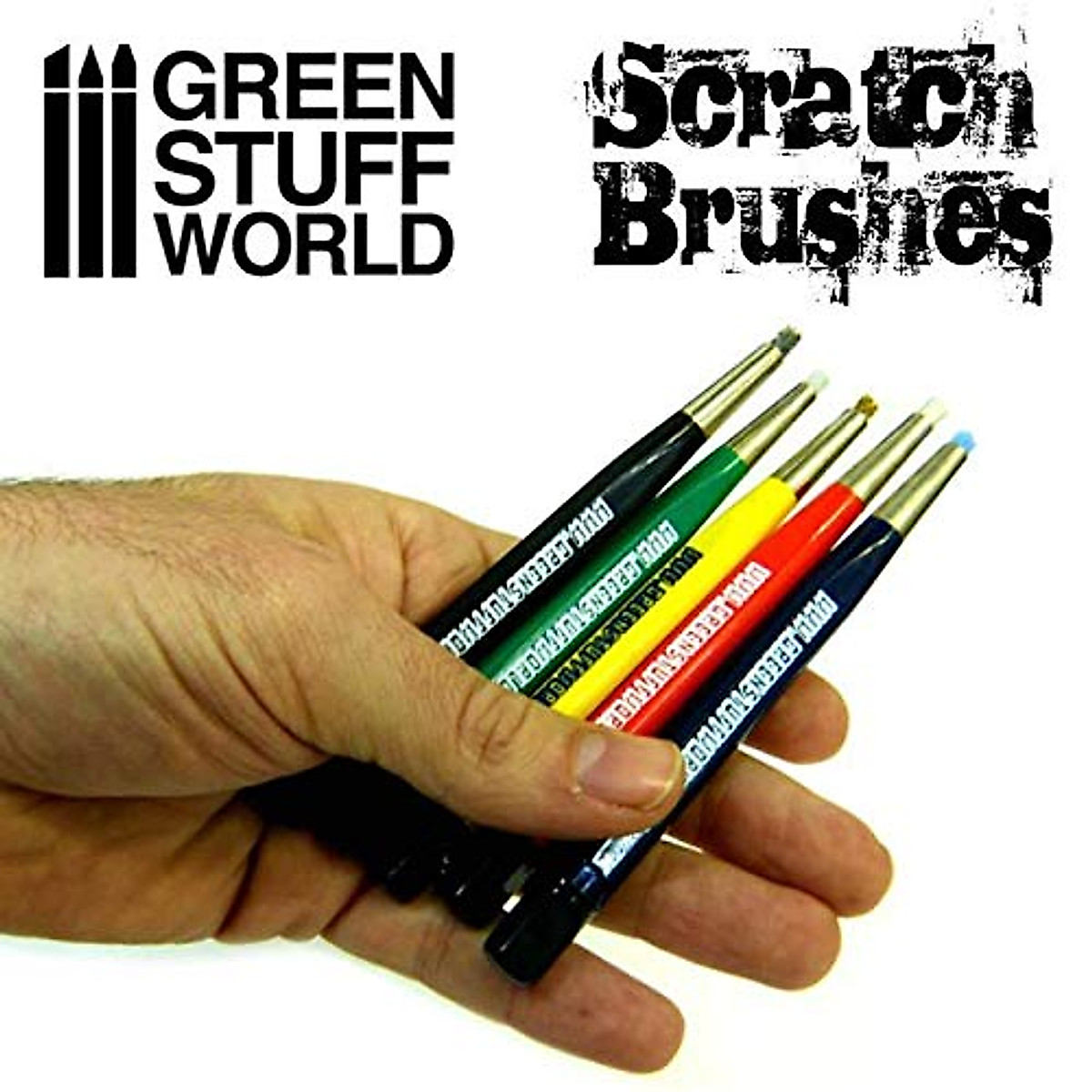 Green Stuff World for Models and Miniatures Scratch Brush Pens 1650