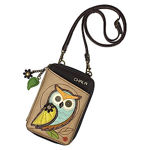 Chala Handbags Owl Wallet Crossbody Handbag - Convertable Strap