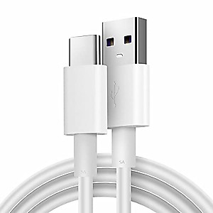 BGNTBUK Cord to Computer 5A Fast Charge Type C Smartphone Charging Data Cable Type C Smart Fast Charge Cable 1.5m Charge Cable 2m