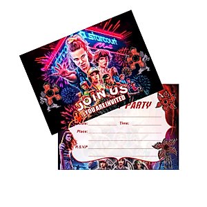 DEEPMALA 24pcs Childrens Birthday Invitations,Childrens Party Invitations Birthday Party Supplies Decoration (24pcs)