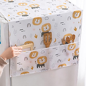 HERCHR Washer and Dryer Covers for The Top, Laundry Guards for Washer and Dryer Refrigerator Cover Fridge Cover Washer Dryer Cover