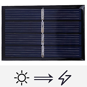 Efficient and Portable 2V 0.28W Mini Solar Panel Battery Charger - Ideal for Outdoor Charging of Small Appliances and Solar Systems