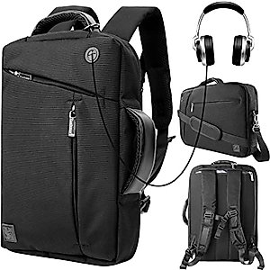 Laptop and Tablet Messenger Shoulder Bag Briefcase for Surface Pro 11/10/9, Surface Laptop Go 12.4, Galaxy Tab S9+/S8+/S7+/S9+, Business Casual
