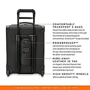 Briggs & Riley Uprights, Black, 21-inch Baseline Global Carry-On