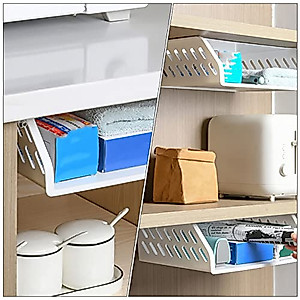 Zerodeko 1Pc Hollow Storage Shelf Kitchenware Storage Holder Under Desk Rack Toilet Board Stand for Desk Bedroom