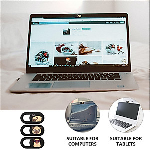 Mobestech 6 Pcs Cover Webcam Lens Cover Slide Laptop Webcam Cover Privacy Cover