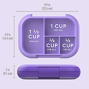 Bentgo® Kids Chill Lunch Box Water Bottle - New & Improved 2023 (Purple)