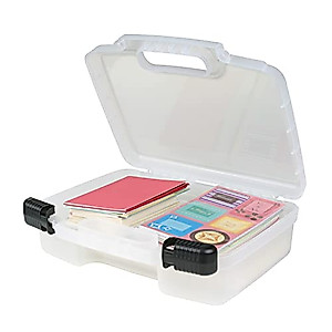 ArtBin Quick View Deep Base Carrying Case12inX3.25inX9.875in Translucent