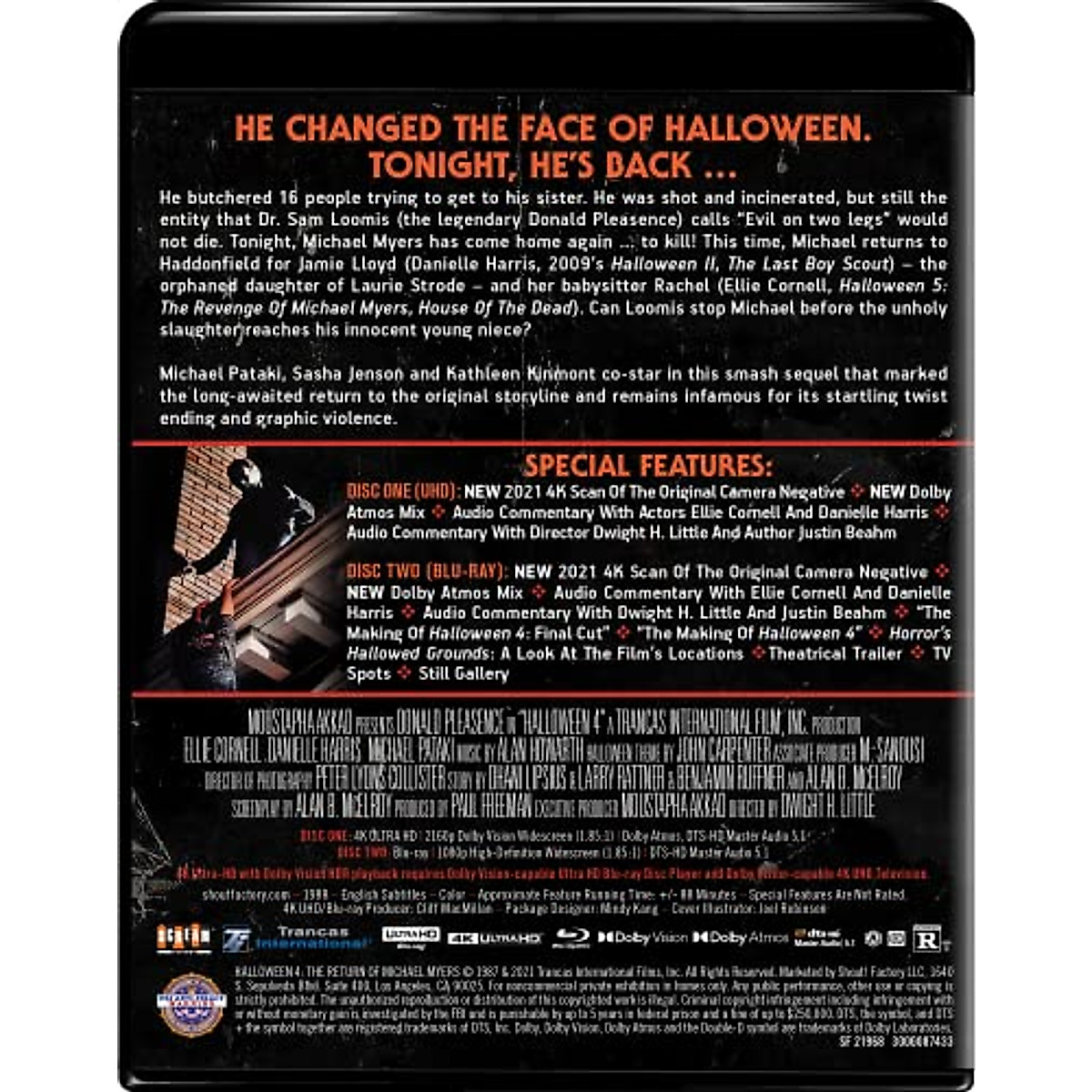 HALLOWEEN 4 - The Return of Michael Myers: Collector's Edition [4K UHD]