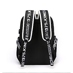 Millment Anime Backpack Levi Eren Mikasa Student School Book Bag Travel Teens Laptop Bagpacks for Boys Girls