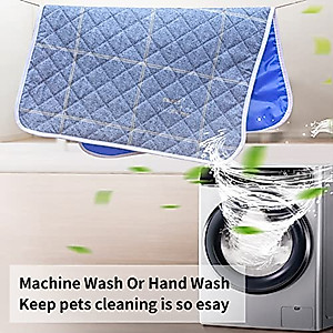 Tfwadmx Guinea Pig Cage Liners Washable Guinea Pig Pee Pads Waterproof Reusable Rabbit Bedding Mat Super Absorbent Pee Pad Anti-Slip Bottom Cage Accessories for Small Animals 