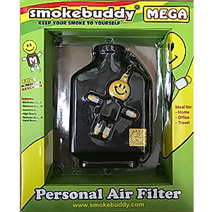 Smoke Buddy Mega Personal Air Purifier Cleaner Filter Removes Odor (Green)