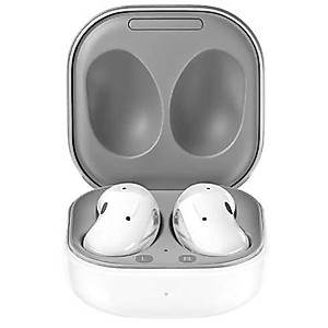 SAMSUNG SM-R180NZWAXAR Earset - Galaxy Buds Live, Mystic White Stereo True Wireless Bluetooth Earbud Binaural in Ear Noise Canceling (Certified Refurbished)