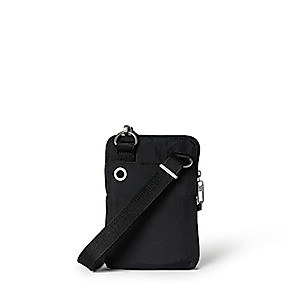Baggallini Womens Securtex® Anti-theft Activity Crossbody Bag Cross Body, Black