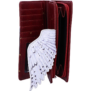 Nemesis Now Embossed Purse, Gothic Wallet, 18.5cm - Snowy Owl