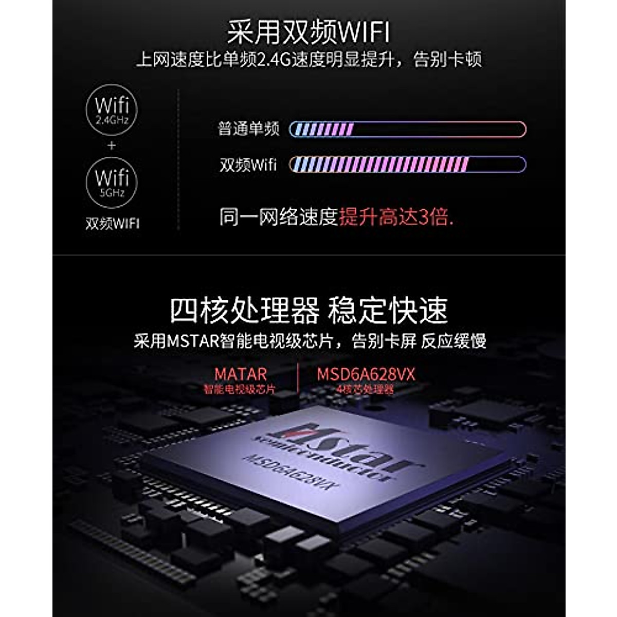 Viinice Projector Home HD Smart 4K Home Theater Mobile Phone Same Screen Office Business Projector Lumen 3000 4K Laser Projector with WiFi and Bluetooth