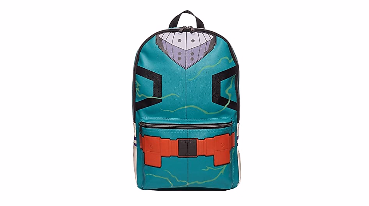 Get the Exclusive Loungefly MHA Deku Cosplay Backpack!