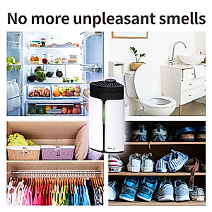 Clair V Refrigerator Deodorizer ozone-safe odor eliminator for fridge and closet portable freshener