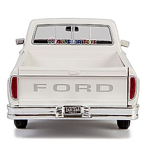 Motormax 1979 Ford F-150 Pickup Classic F150 Pick Up Truck 1:24 Diecast Collectible Model Car White 79346 All Star Toys Exclusive