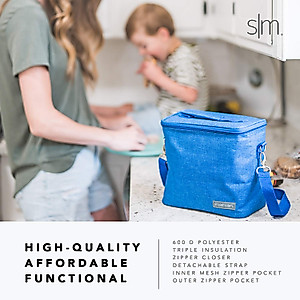 Simple Modern Lunch Box for Women & Men | Large Reusable Insulated Lunch Cooler Tote Bag | Spacious Container for Adult, Work, Travel, and School | Blakely Collection | 4 Liter | Tan