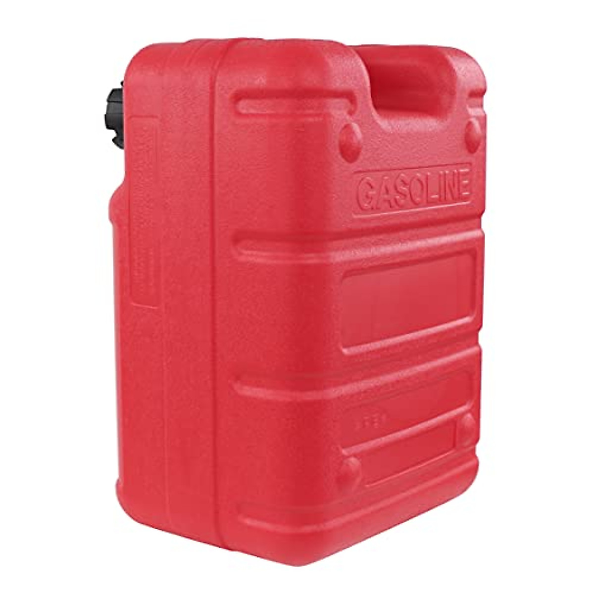 BISupply Boat Gas Tank Kit 6 Gallon - Portable Plastic Outboard Marine Boat Fuel Tank with Fill Hose