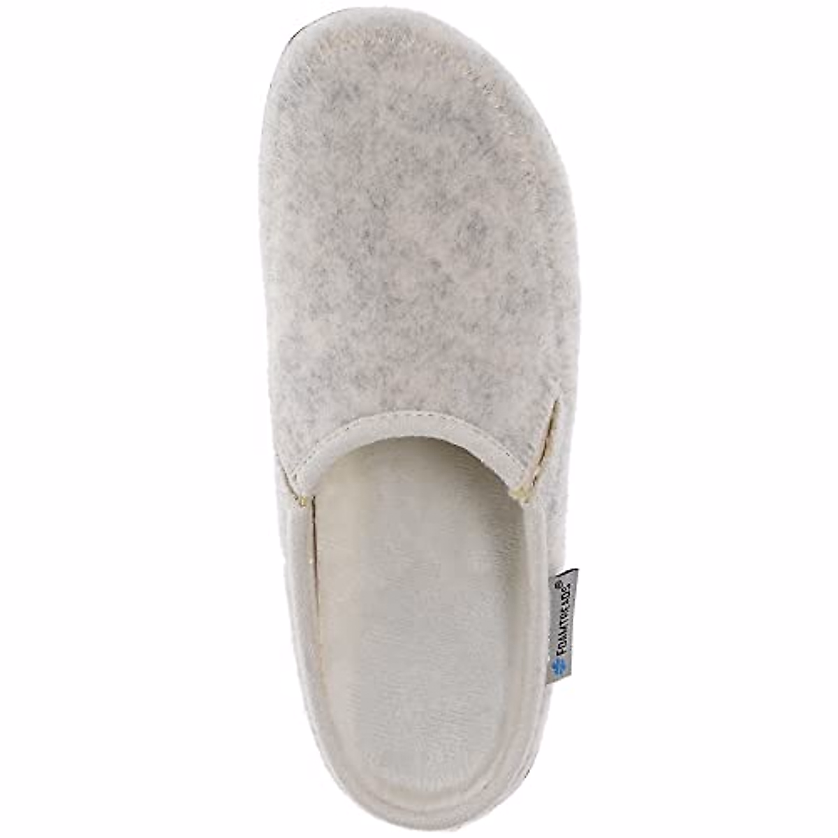 Foamtread Ladies' Clog Slipper Sequoia, Grey Light, Size 7