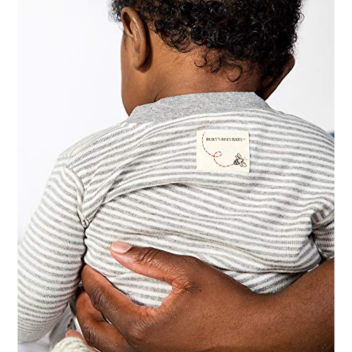 Burt's Bees Baby baby boys Pajamas, Zip-front Non-slip Footed Pjs, Organic Cotton and Toddler Sleepers, A Bee C/Stripe 2-pk, 24 Months US