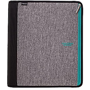 Five Star 2" Ring Zipper Binder 605 Sheet Capacity Teal