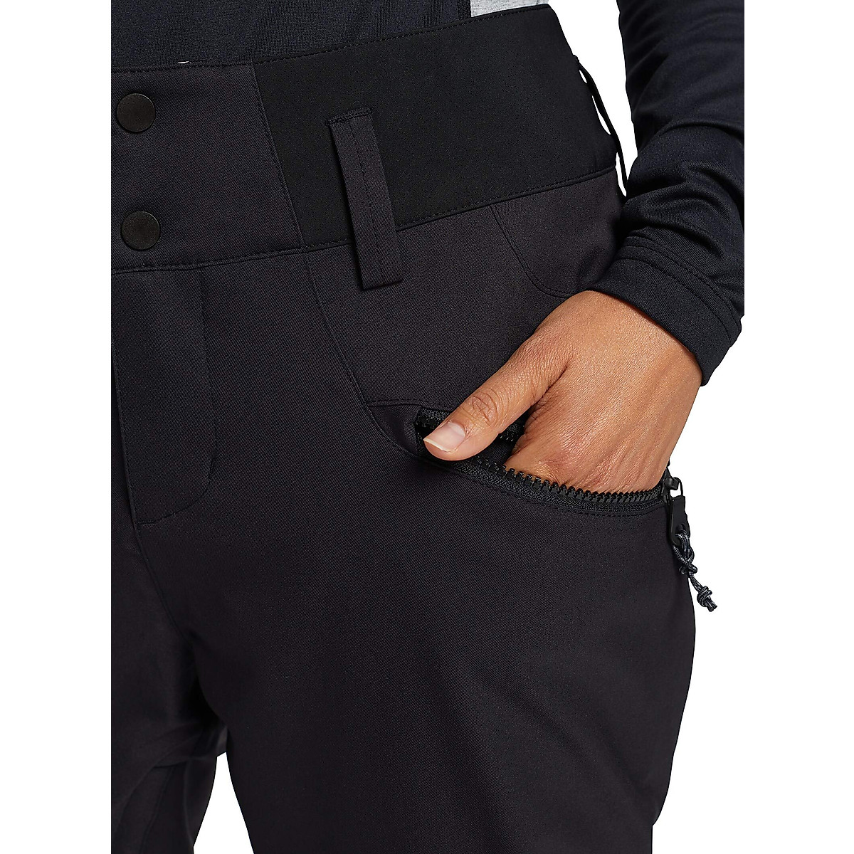 Burton Womens Marcy High Rise Pant, True Black, X-Large