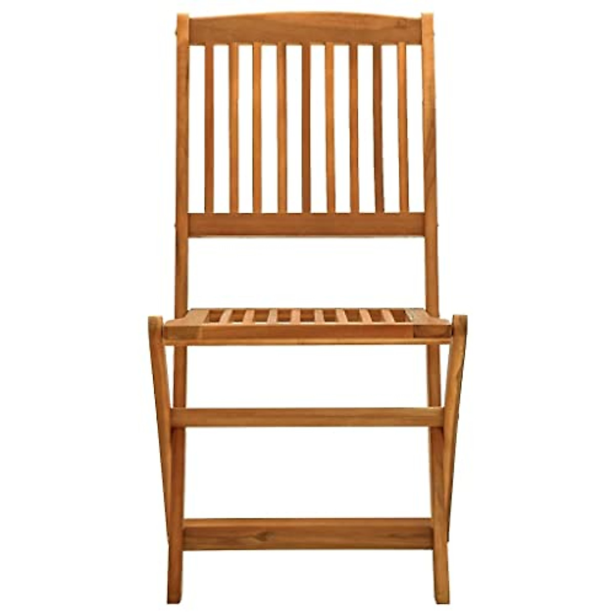 vidaXL Folding Garden Chairs 4 pcs Solid Eucalyptus Wood