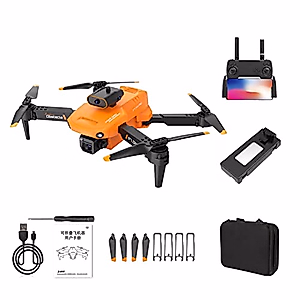 Dual-Camera Drone, Remote Control Mini Drone Toy, Folding Dual-Camera Drone, RC Duel Camra Mini Drone, 4K/8K HD RC Drone with Wide-Angle Camera for Indoor Outdoor and Night Use