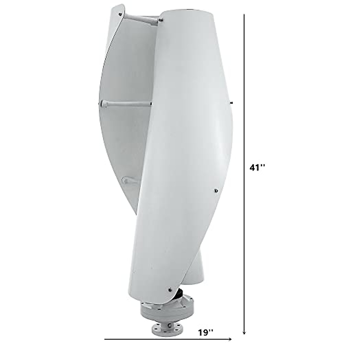Gdrasuya10 Wind Turbine Generator 450W 24V DC Vertical Axis Turbine Wind Generator with Charge Controller for Hybrid Wind Solar System AC Permanent Magnet Helix Maglev Generator Wind Turbine Kit
