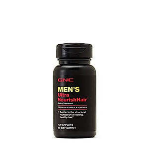 GNC Men's Ultra NourishHair Supplement - 120 Caplets