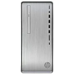 HP Pavilion TP01 Tower Desktop Computer - AMD Ryzen 5 5600G 6-Core up to 4.40 GHz Processor, 16GB DDR4 RAM, 1TB SSD + 1TB HDD, AMD Radeon Graphics, DVD-Writer, Windows 11 Pro