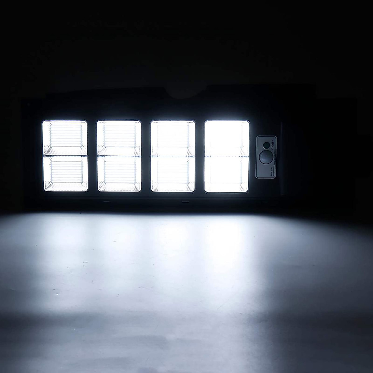 HYTC 800W 1200W 1800W 2800W Outdoor Waterproof Solar Light Road Suitable for Street Light Garden Square Road Lighting-Black 320led, keow9-004