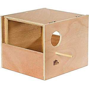 Prevue Pet Products BPV1106 Outside Mount Nest Box for Cockatiel, Large