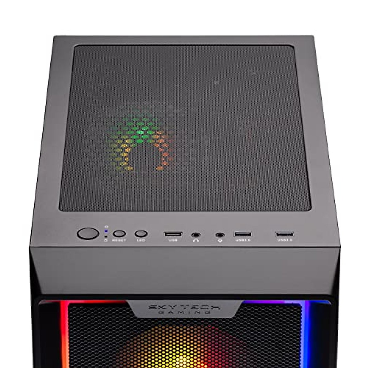 Skytech Gaming Nebula Gaming PC Desktop – Intel Core i5 12400F 2.5 GHz, RTX 3050, 1TB NVME SSD, 16G DDR4 3200, 600W Gold PSU, AC Wi-Fi, Windows 10 Home 64-bit