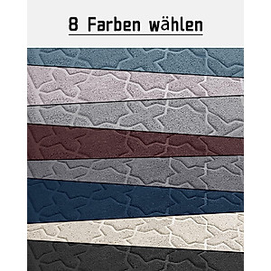 Yimobra Cat Litter Mat, 35.4"x23.6" Litter Box Mat with Litter Lock Mesh, Soft Cat Litter Mat Litter Trapping Mat, Easy to Clean, Non-Slip, Water Resistant, Litter Free Floors, Dark Grey