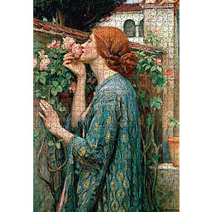 Pomegranate 1000-Piece Jigsaw Puzzle for Adults, John William Waterhouse's Soul of The Rose, Matte Finish, Snug Fit
