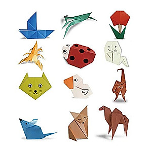 Origami Paper Double Sided Color - 200 Sheets - 20 Colors - 6 Inch Square Easy Fold Paper for Beginner