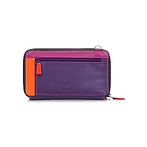 mywalit Multi-Color Purse With Shoulder Strap | 16 Cards, Phone & Coin Pockets