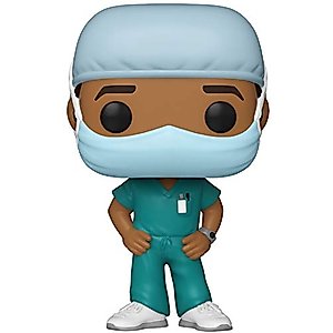 Funko Pop! Heroes: Front Line Worker- Male Hospital Worker #2, Multicolor