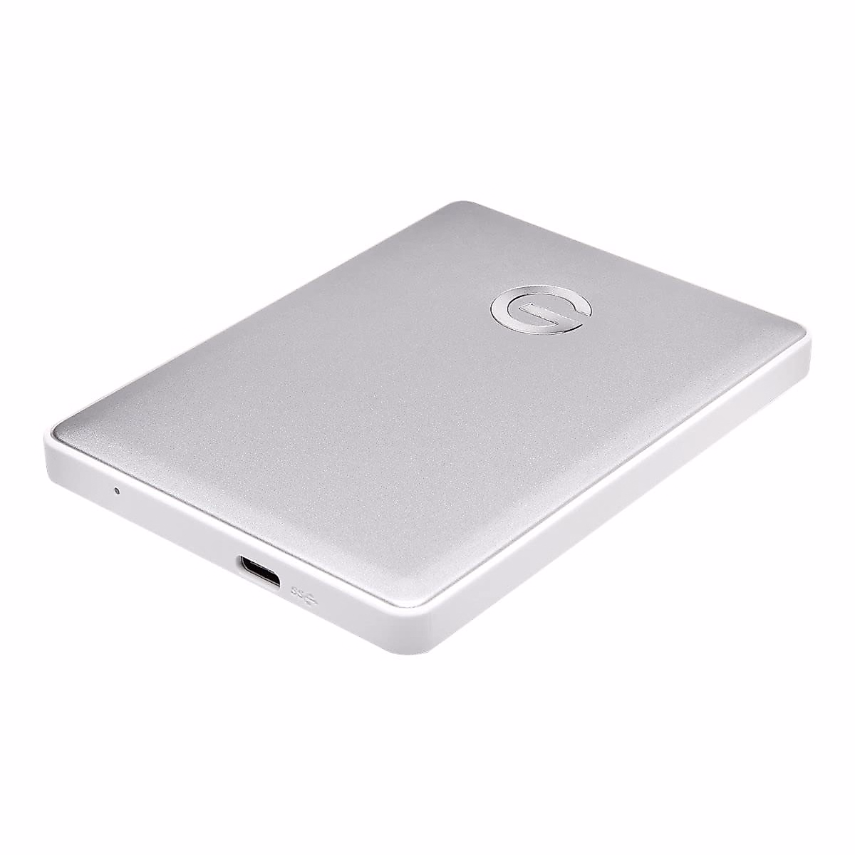 G-Technology 2TB G-DRIVE Mobile USB-C (USB 3.1) Portable External Hard Drive, Silver - 0G10339