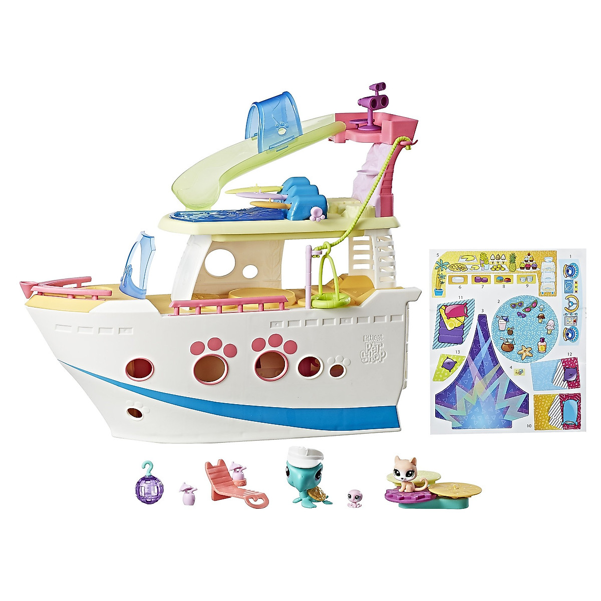 Littlest Pet Shop Cruise Ship Set