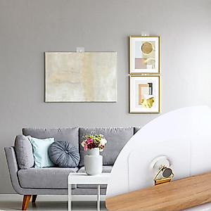 Picture Hangers Without Nails, A Set of 20 Adhesive Wall Hooks,No Damage Wall Hooks for Hanging on Kitchen,Bathroom,Bedroom and Office, Single Wall Hangers Holding up to 13 lbs