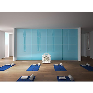 QuFresh Portable HEPA Air Purifier, Industrial Air Scrubber, Commercial Air Filtration System, Perfect for School, Office, Gym, Home, Fire Cleaning, 740+ Sq Ft.