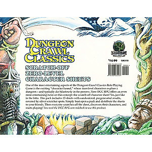 DCC RPG 0-Level Scratch Off Character Sheets